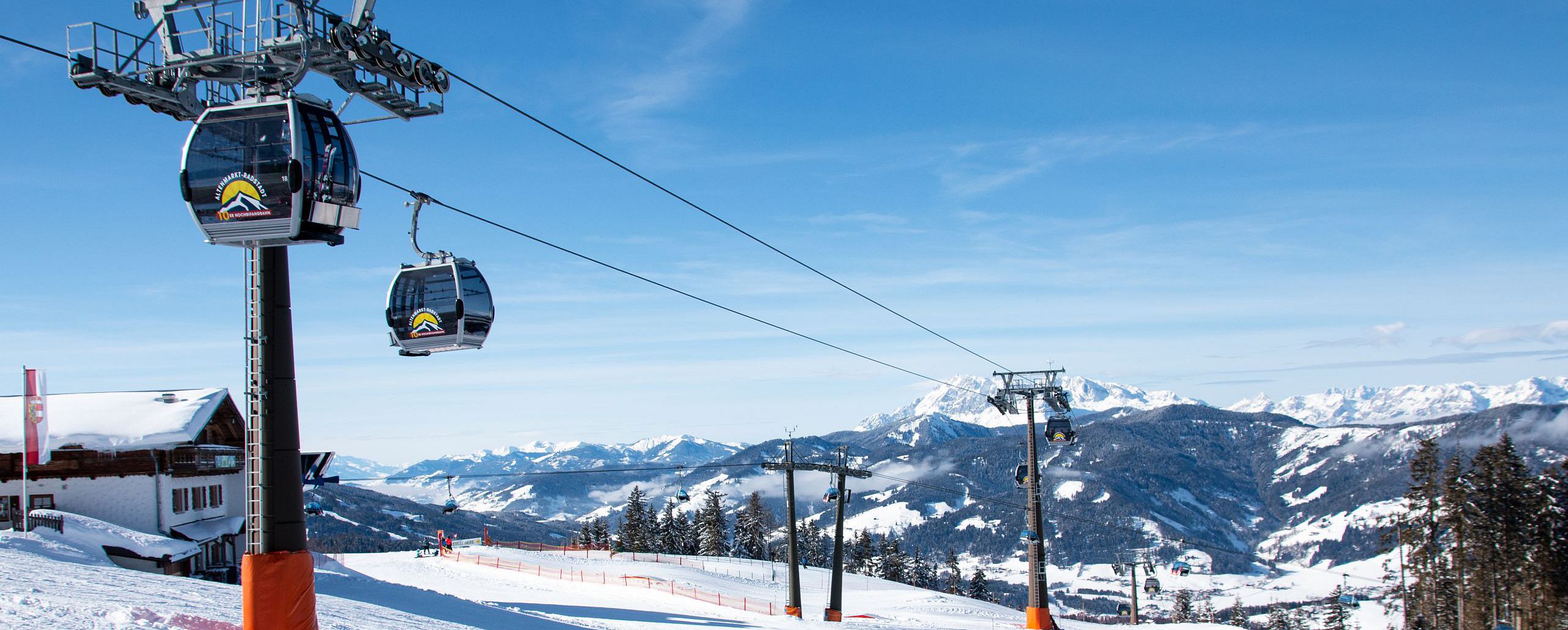 Lifte und Pisten im Skigebiet Radstadt-Altenmarkt